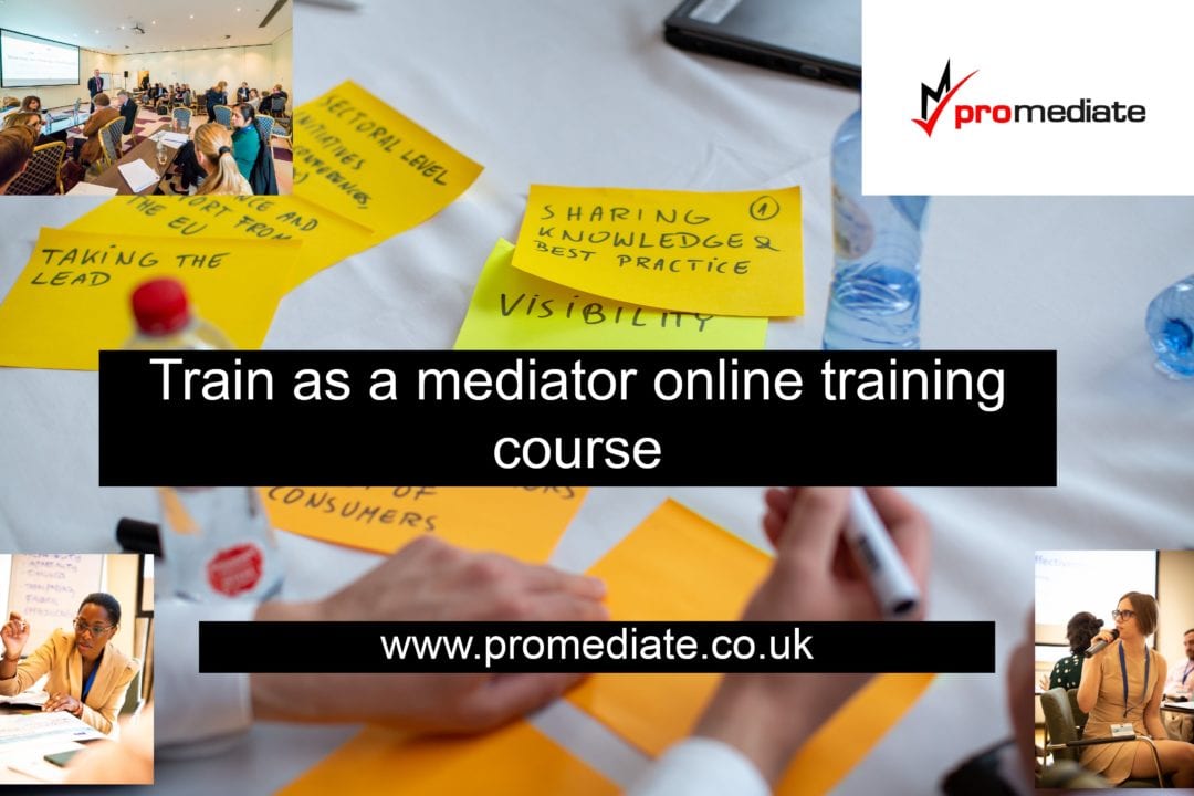 Mediator Training - Train to become a CMC Registered Civil Mediator