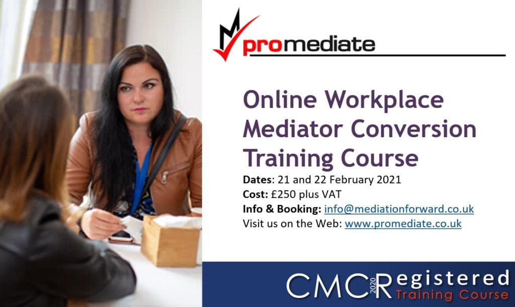 Interested in training as a mediator? - Pro Mediate Website
